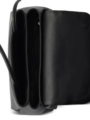 Prada Passage Medium Leather Bag With Re-nylon Flap