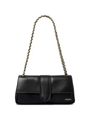 Jacquemus Le Bambino Chaîne In Nappa Leather - Black