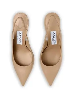 JIMMY CHOO Love Sling Back 85 Leather Pumps - Multicolor