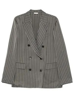 Dries Van Noten Balto Double-breasted Blazer - Gray