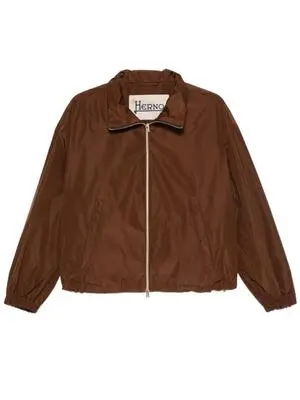 Herno Techno Taffeta Short Jacket - Brown