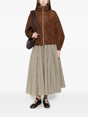 Herno Techno Taffeta Short Jacket - Brown