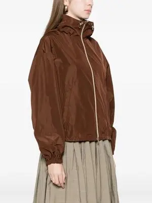 Herno Techno Taffeta Short Jacket - Brown