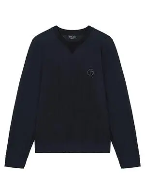 Giorgio Armani Technical Waffle Sweatshirt