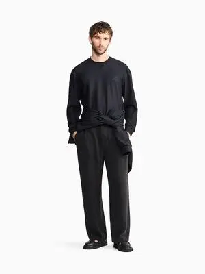 Giorgio Armani Technical Waffle Sweatshirt