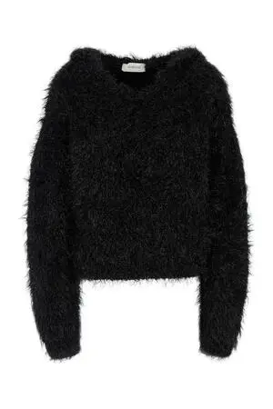 Sportmax Nylon Blend Oscuri Oversize Sweater - Black