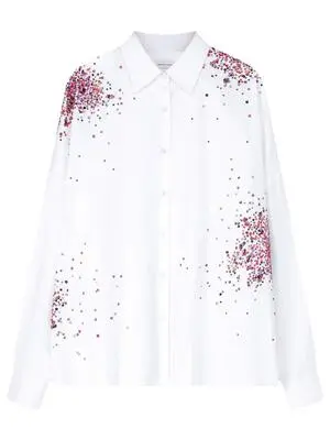 Dries Van Noten Casia Emb 3314 W.w.shirt - White
