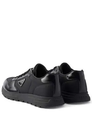 Prada Prax 01 Re-nylon And Brushed Leather Sneakers