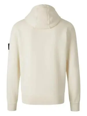 Stone Island Hooded Sweatshirt - White