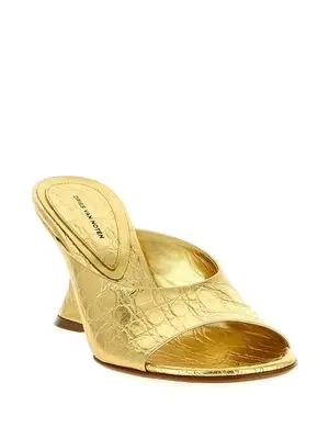 Dries Van Noten Open-toe Leather Mules