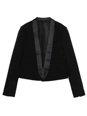 TOM FORD Bi-color Tuxedo Jacket - Black