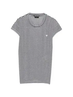 TOM FORD Striped Viscose T-shirt