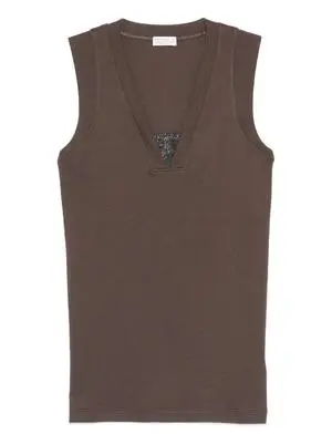 Brunello Cucinelli Stretch Cotton Tank Top