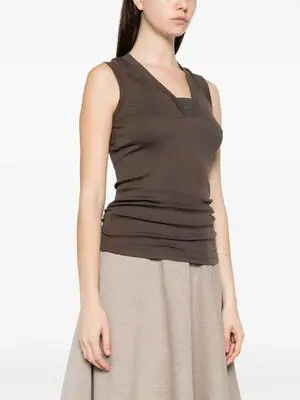 Brunello Cucinelli Stretch Cotton Tank Top