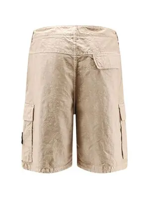 Stone Island Nylon Panama Loose Fit Cargo Bermudas