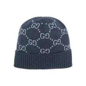 Gucci Cashmere Beanie - Blue