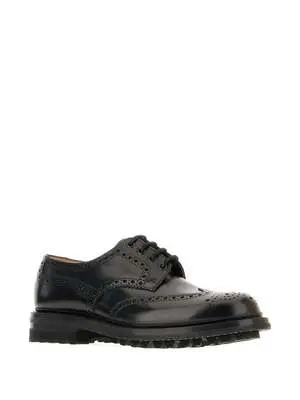 Church's Brogue Derby Shoes - Black