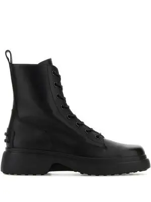 TOD'S Platform Leather Combat Boots