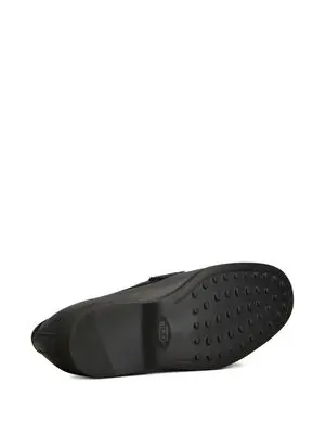 TOD'S Light 98l Leather Penny Loafers - Black