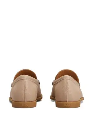 TOD'S Grained Leather Loafers - Multicolor