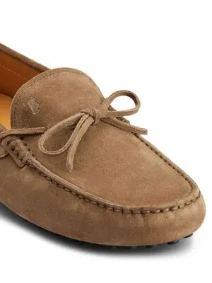 TOD'S Gommino Suede Loafers With Lace