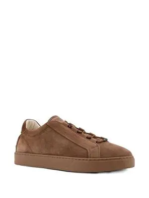 TOD'S Suede Laced Sneakers - Brown
