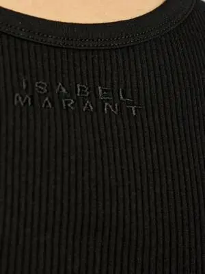 Isabel Marant Étoile Thea Cotton Tank Top - Black