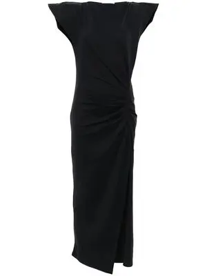 Isabel Marant Étoile Nadela Cotton Jersey Long Dress - Black