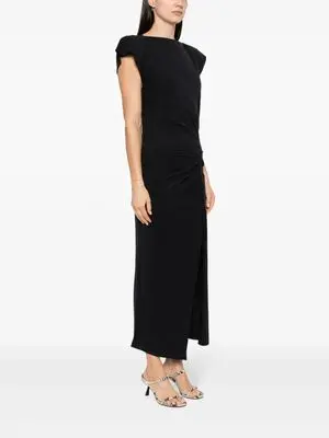 Isabel Marant Étoile Nadela Cotton Jersey Long Dress - Black