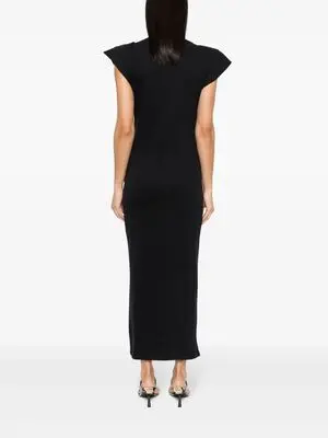 Isabel Marant Étoile Nadela Cotton Jersey Long Dress - Black