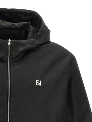 Fendi Tech Fabric Hooded Blouson