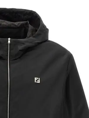 Fendi Tech Fabric Hooded Blouson