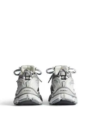 Balenciaga Nylon And Suede-like Fabric Runner Sneakers - Gray