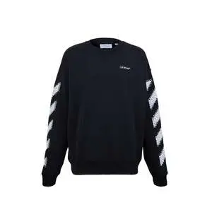 Off-White Pixel Diag Sweatshirt - Black