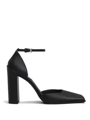 Alaïa Square D`orsay Leather Pumps - Black