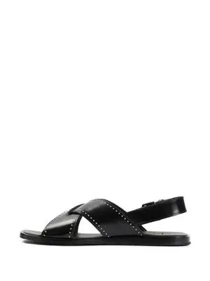 Church's Stud-embellished Crossover Flat Sandals
