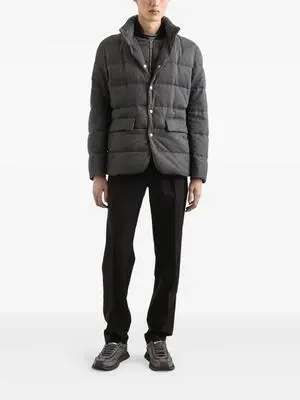 Dolce & Gabbana Drawstring-waist Wool Blend Tapered Trousers - Black
