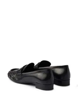 Prada Leather Penny Loafers