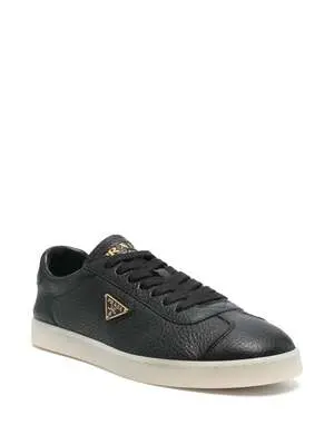 Prada Grained Leather Sneakers