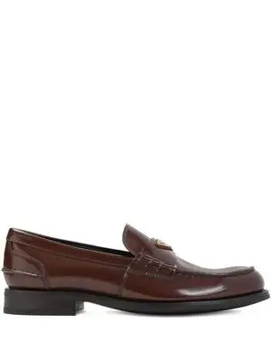 Prada Brushed Leather Loafers