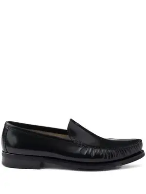 Prada Brushed Leather Loafers