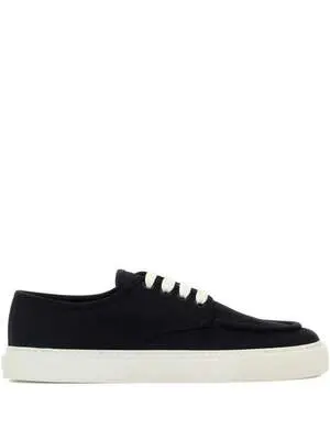 Prada Canvas Lace-up Sneakers - Blue