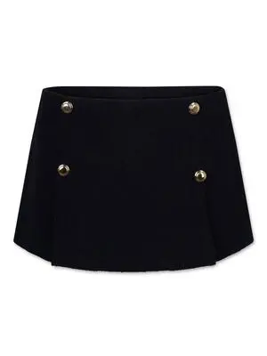 Miu Miu Tweed Miniskirt - Blue