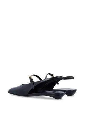 Prada Leather Slingback Ballerinas