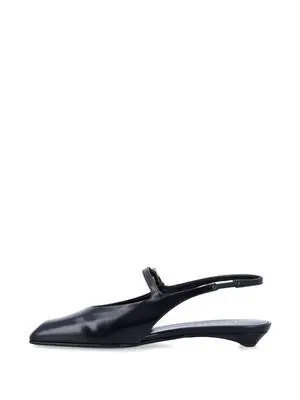 Prada Leather Slingback Ballerinas