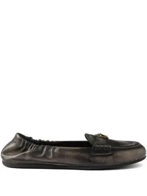 Prada Deconstructed Nappa Leather Loafers