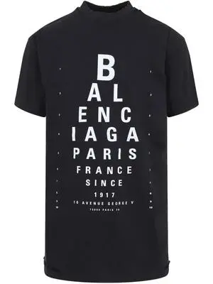 Balenciaga Oversized T-shirt - Black