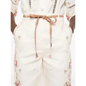 Zimmermann Neutrals Trousers Flared Trousers