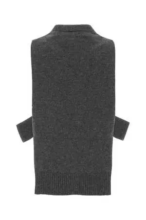 Miu Miu Dark Grey Cashmere Vest