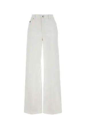 Alexander McQueen Wide Leg Jeans - Multicolor